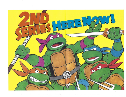 TEENAGE MUTANT NINJA TURTLES WAX BOX OF 48 SEALED PACKS 2ND SERIES W ...