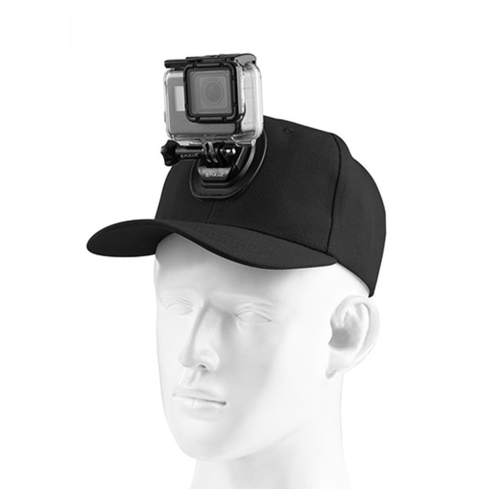 Baseball Hat with Mount Bracket Adjustable Canvas Sun Hat For DJI Osmo ...