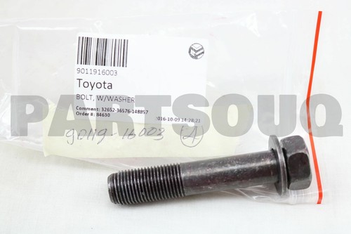 9011916003 Genuine Toyota BOLT(FOR FRONT LEADING ARM) 90119-16003 | eBay