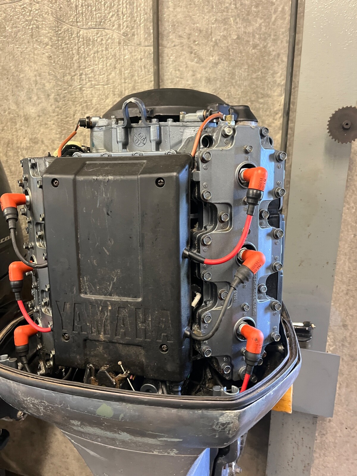 1995 Yamaha 250 HP 2-Stroke 25" Outboard Boat Motor Engine V6 Runs Well ...