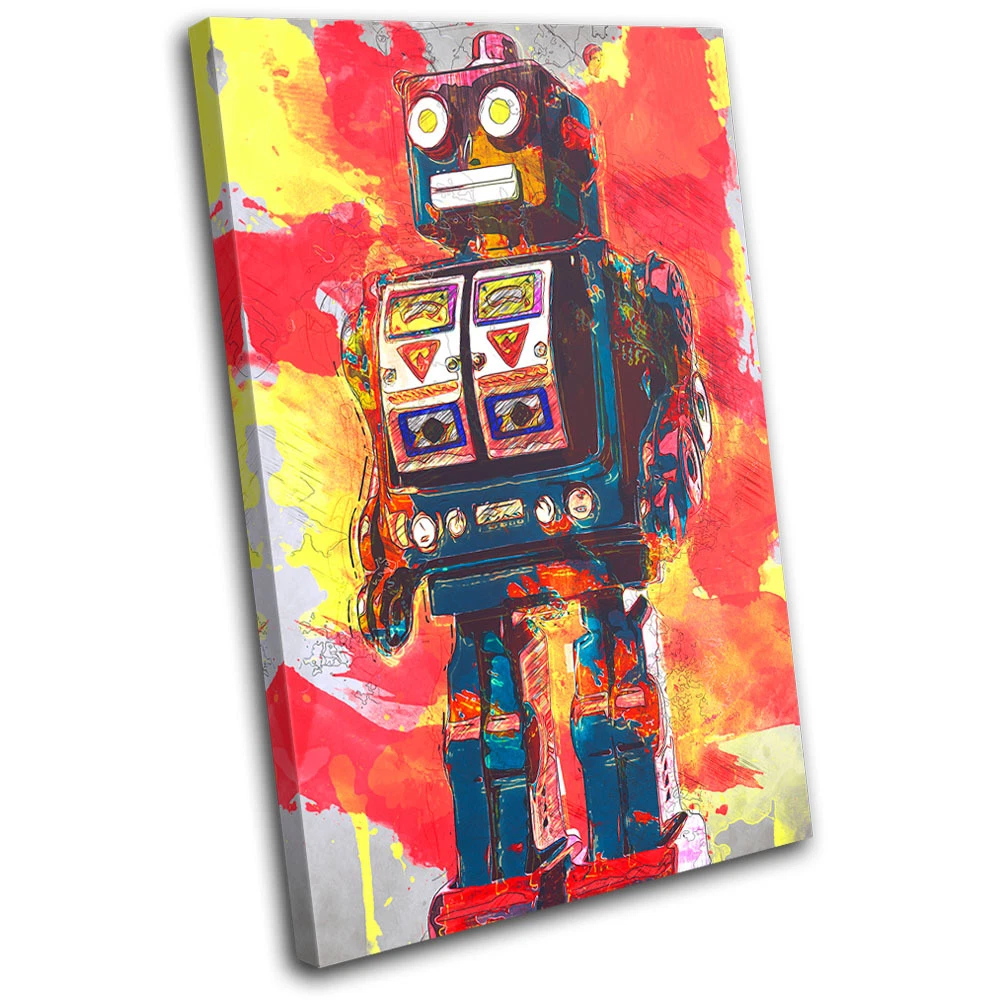Vintage Robot Art