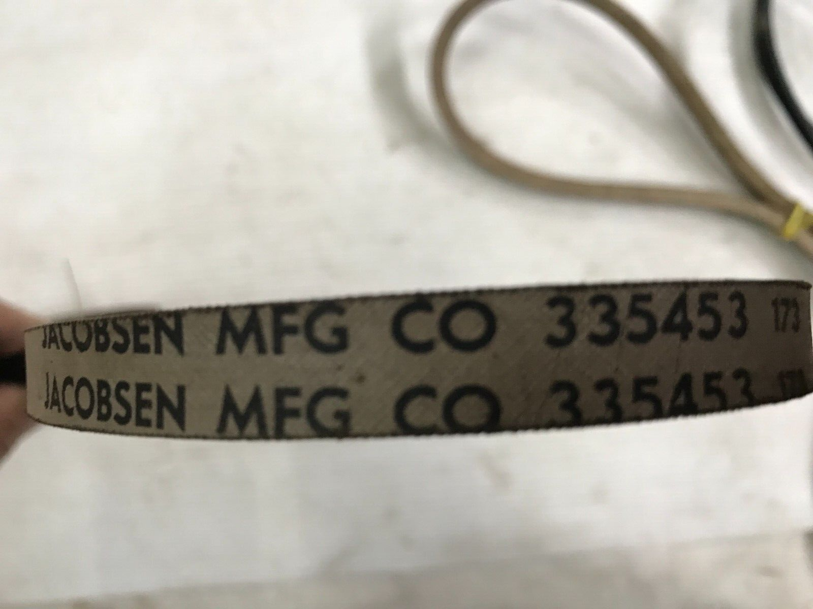 NOS Genuine Jacobsen 335453 Transmission Auger Drive Belt Homelite for ...