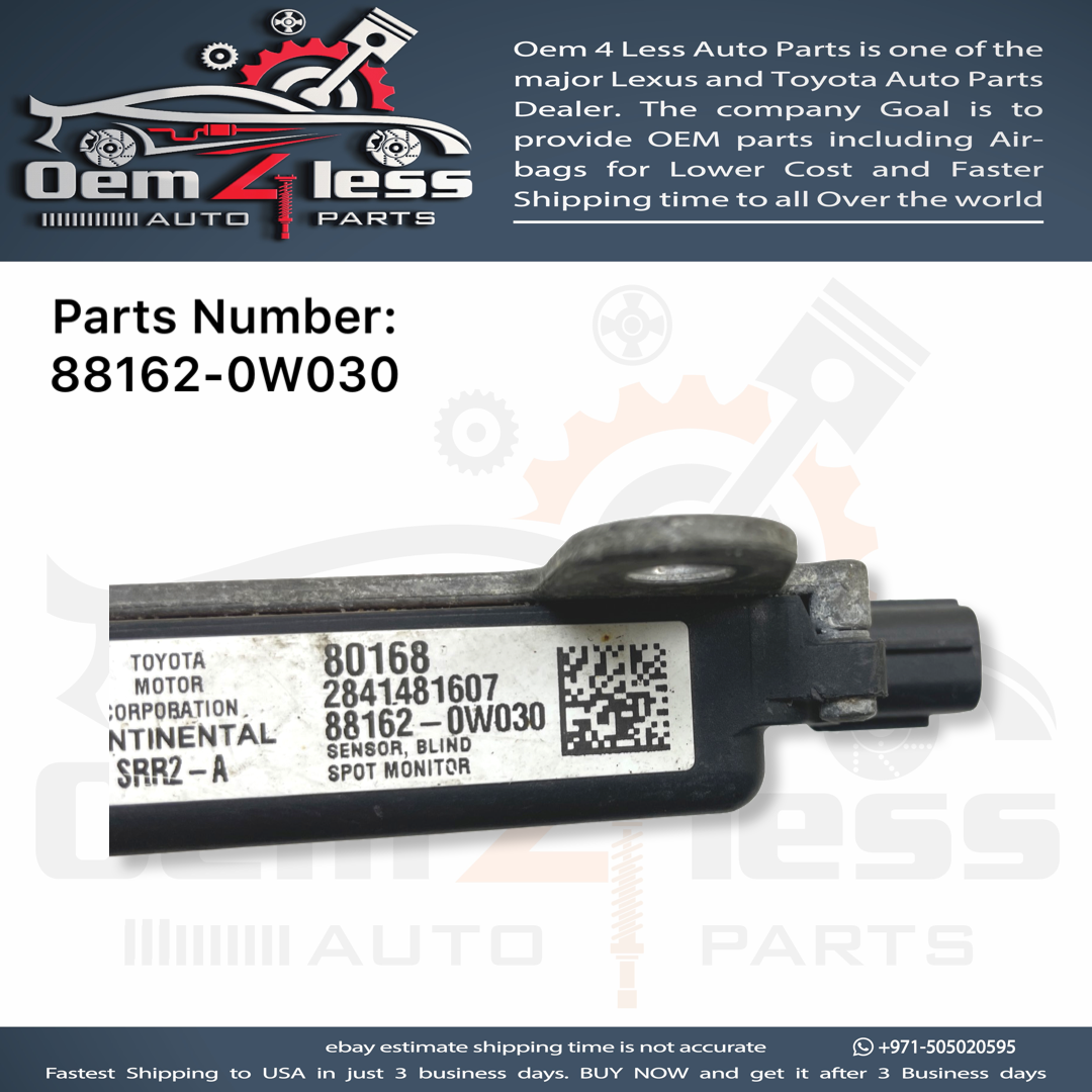 Lexus ES350 Blind Spot Detection System Sensor 2013 OEM 88162-0W030 | eBay
