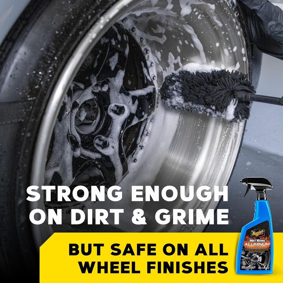 Meguiar's G14324 Hot Rims Aluminum Wheel Cleaner - 24 Oz Spray Bottle ...
