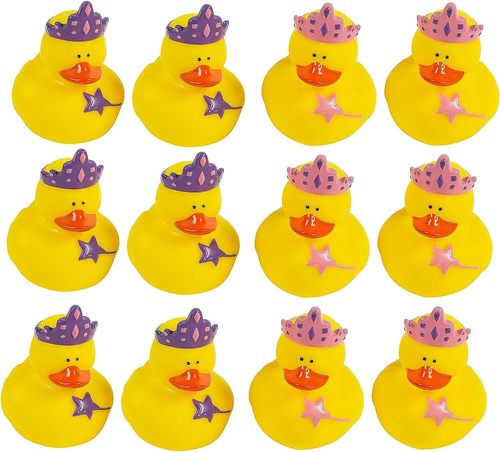 Princess Rubber Ducks (2") Standard Size. (12 Pack) Cute Duck Bath Tub ...