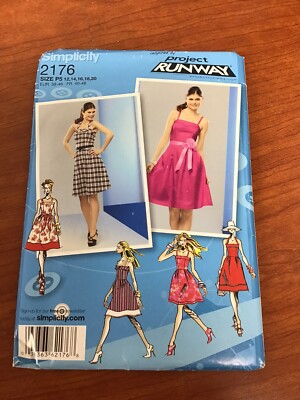 Uncut Simplicity sewing pattern #2176 DRESS IN 2 LENGTHS size 12-20 | eBay
