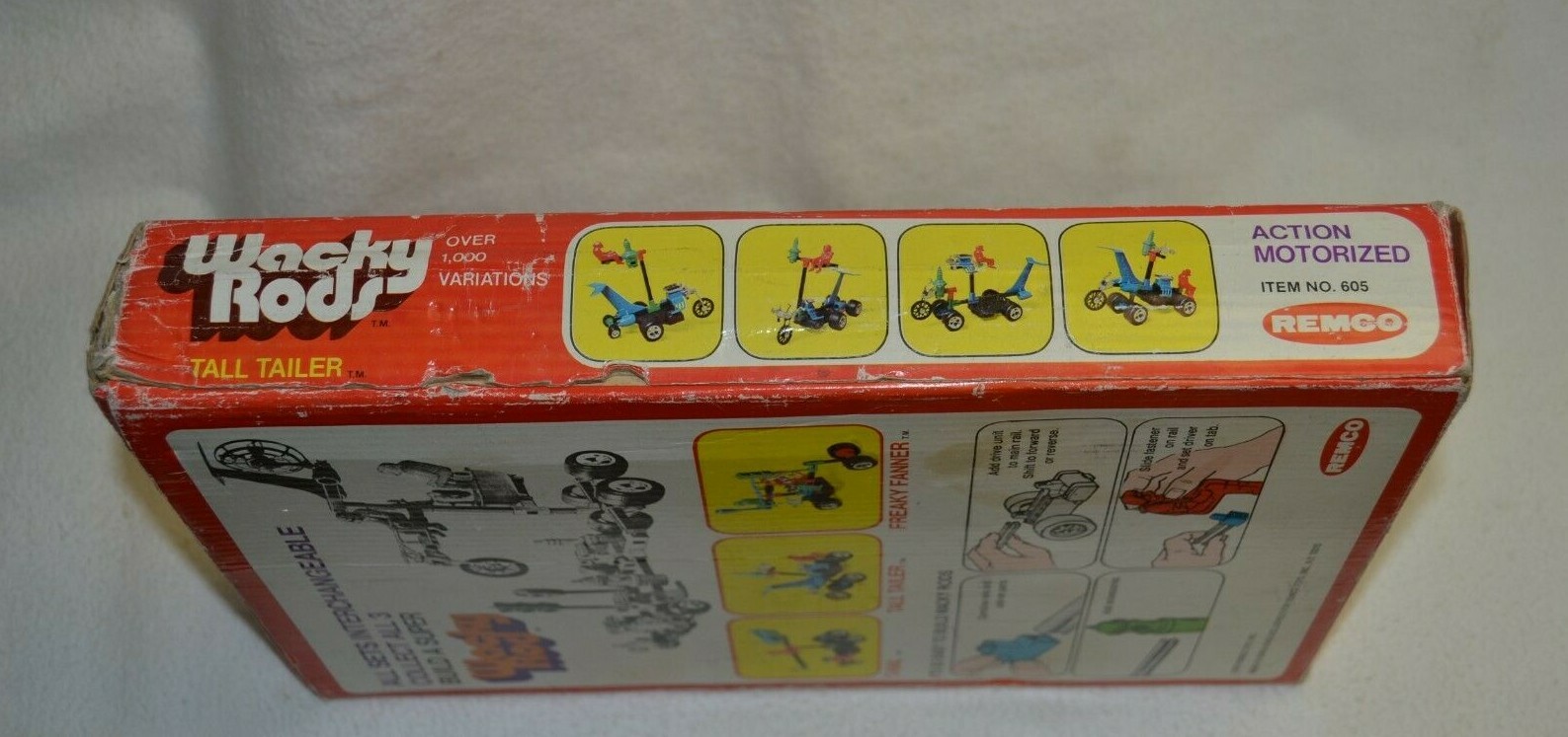 1976 Remco Toys Wacky Rods Tall Tailer Motorcycle Hot Rod Action ...