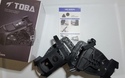 Toba Toe Cage Clips Bike Pedal Adapters Peloton Bike & Look Delta ...