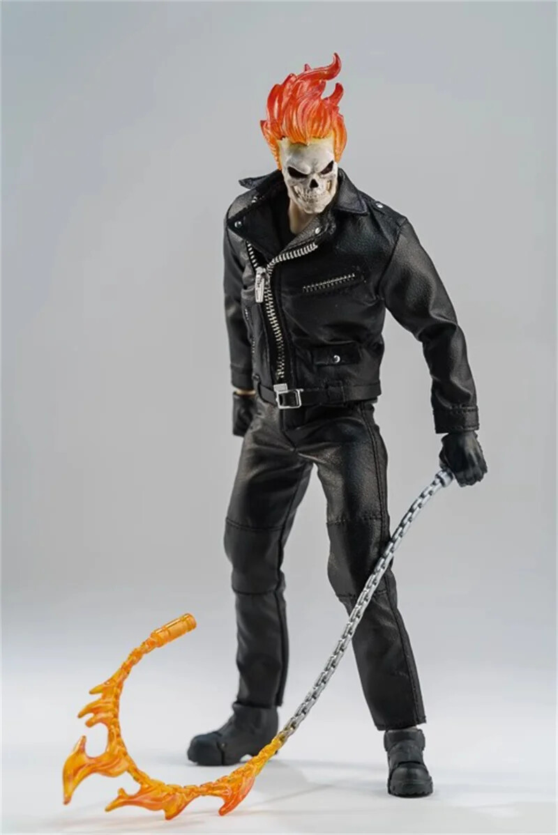 1/12 Scale Male Terminator Punk Motorcycle Coat Pants Set for 6" Strong ...