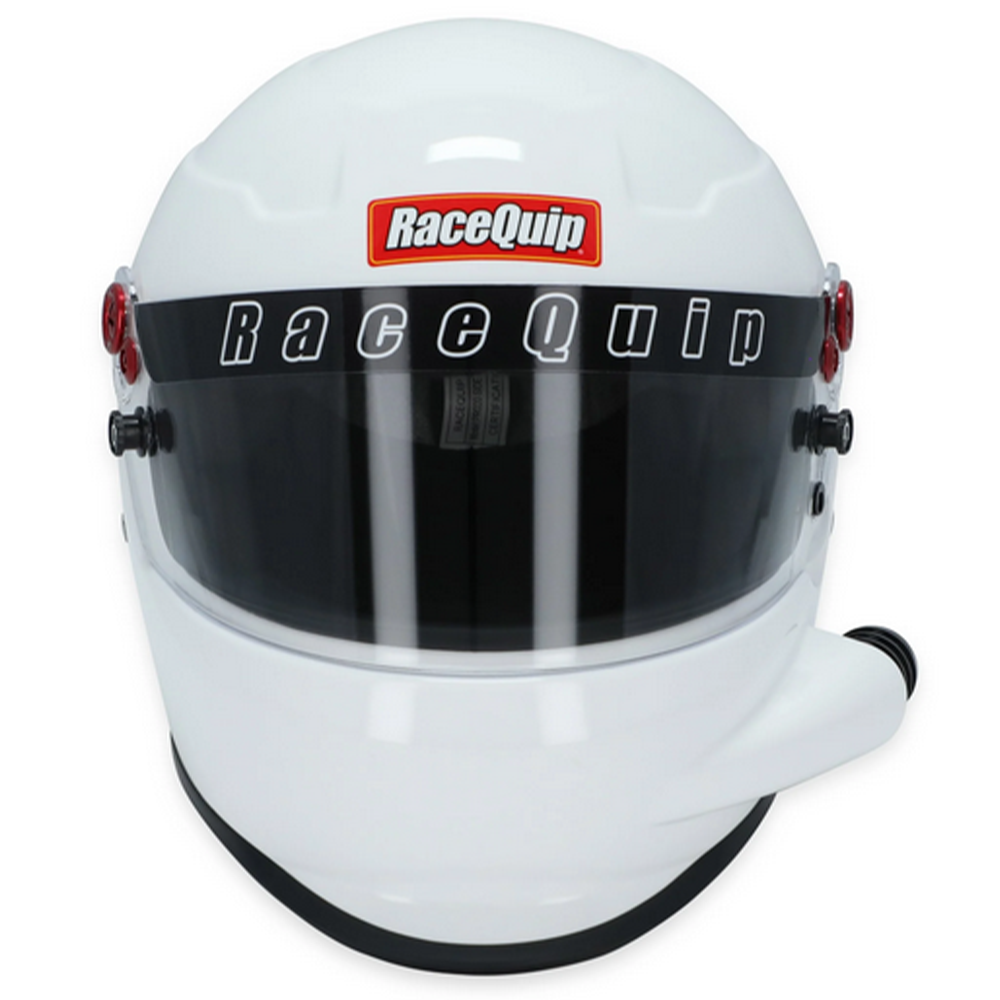 RaceQuip PRO20 Side Air Racing Helmet Gloss White SA2020 | eBay