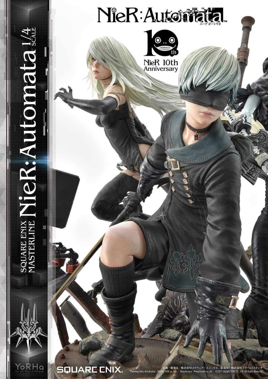NieR: Automata Masterline 1/4 Deluxe Ver. Statue Prime 1 SQUARE ENIX ...
