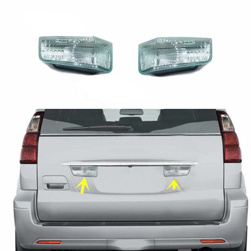 Pair Rear License Plate Backup Reversing Lights For Lexus GX470 UZJ120 ...