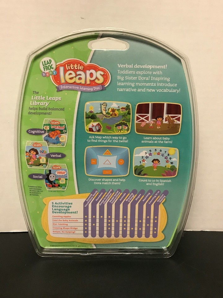 Leapfrog Baby Toddler Little Leaps - Dora 24+ months words and language ...