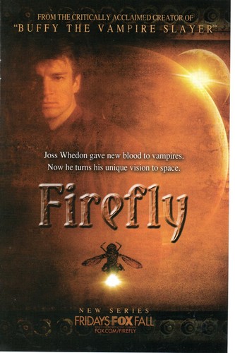 2002 FIREFLY FOX New Series TV Show PRINT AD WALL ART - JOSS WHEDON ...
