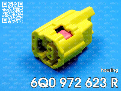 Audi VW Skoda Seat genuine connector housing 6Q0972623R (6Q0 972 623 R ...