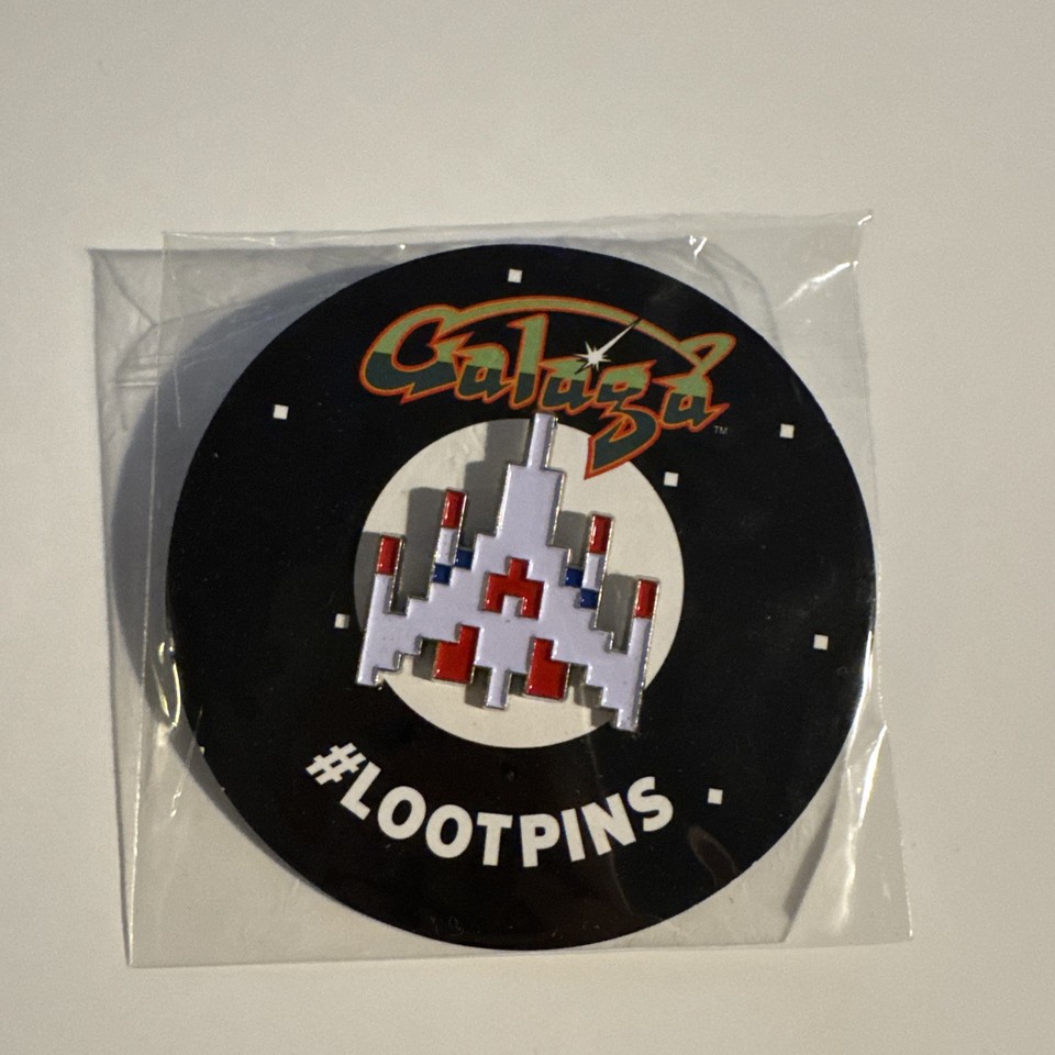 Namco Galaga Pin (2018) Loot Crate Exclusive Hat/Lapel Arcade Game Loot ...