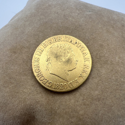Rare 1820 Sovereign 22ct Gold George III Full Sovereign Coin (7.8g) | eBay