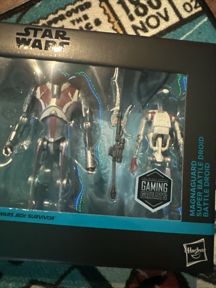 Star Wars Black Series Magna Guard Battle Droid Figure Set Jedi ...