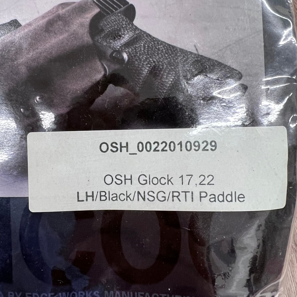 G-Code Haley Strategic INCOG IWB Glock 17/22 RTI Holster Black | eBay