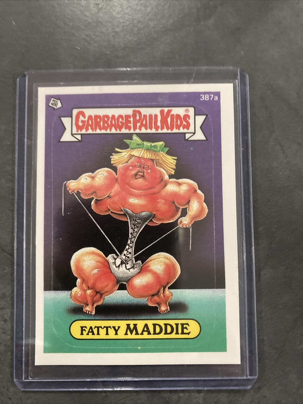 1987 Garbage Pail Kids Series 10 Fatty MADDIE #387a | eBay