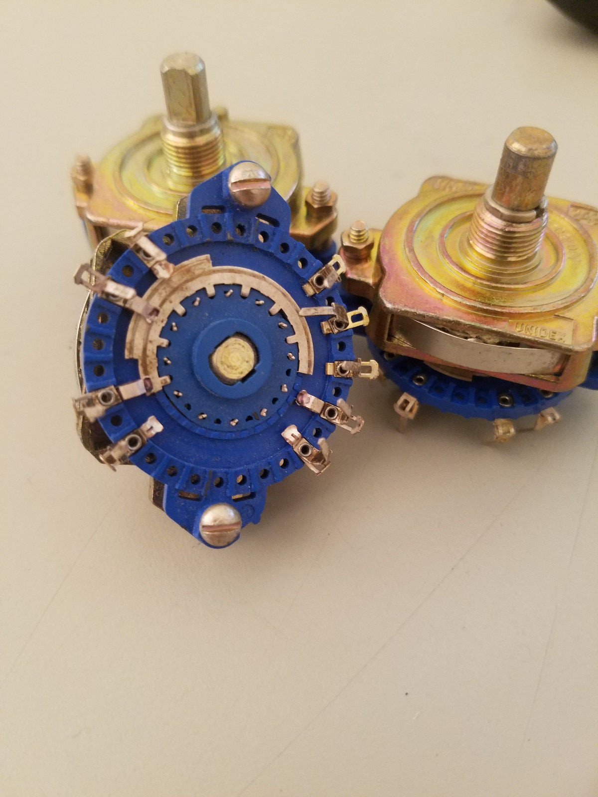 3 Unidex 249 10076047 Rotary Switch Switches Blue | eBay