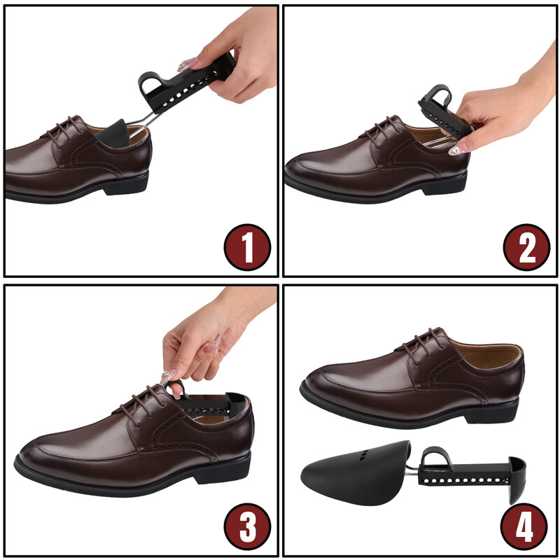 2~10 Pcs Men Adjustable Form Plastic Shoe Tree Shaper Keeper Boot Shoe ...