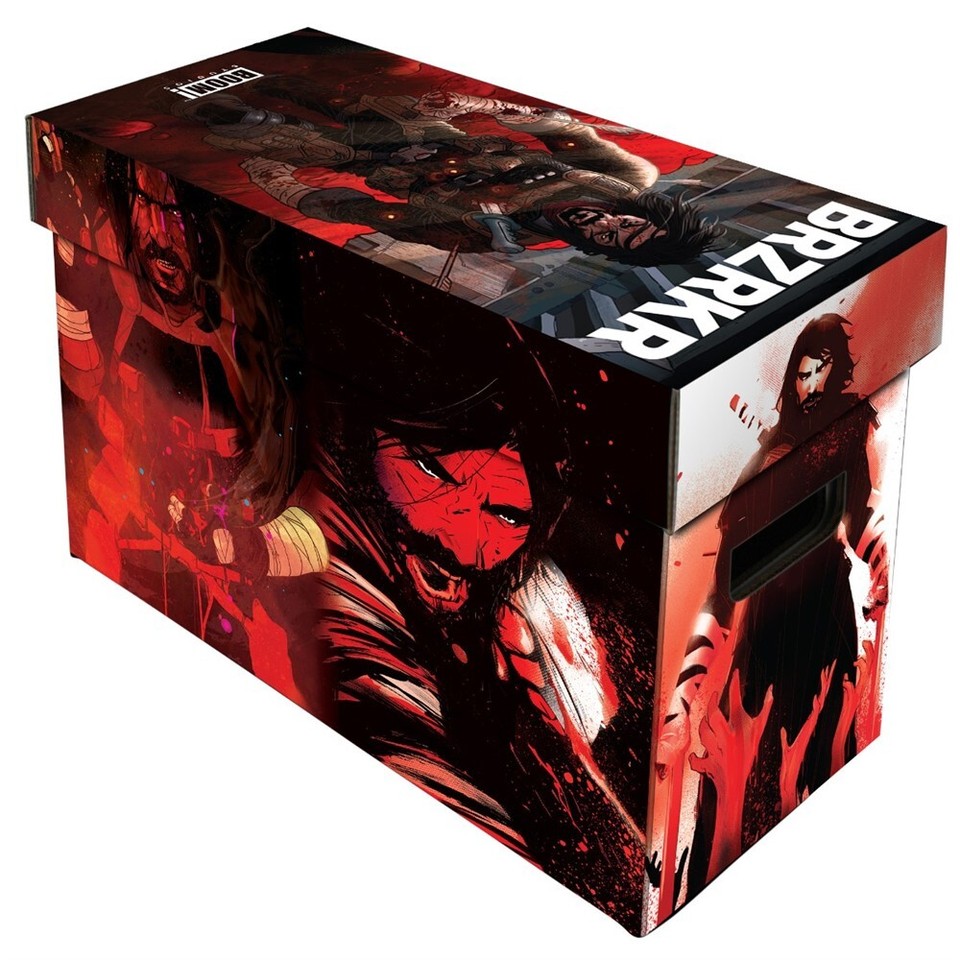 BCW Short Cardboard Comic Book Storage Box with BRZRKR Berzerker Art | eBay