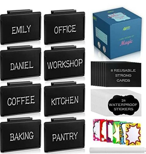 Bin Labels Clip on for Storage Bins | eBay