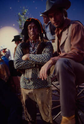 Don Diamond Tony Young in A Western Reunion 1979 Historic TV Old Photo ...