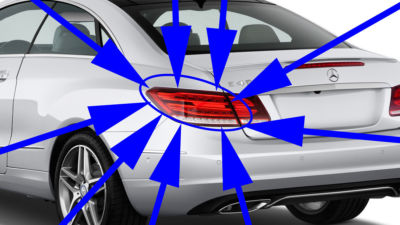 MERCEDES BENZ E CLASS E350 E400 E550 2014-2015 REAR LEFT OUTER TAIL ...