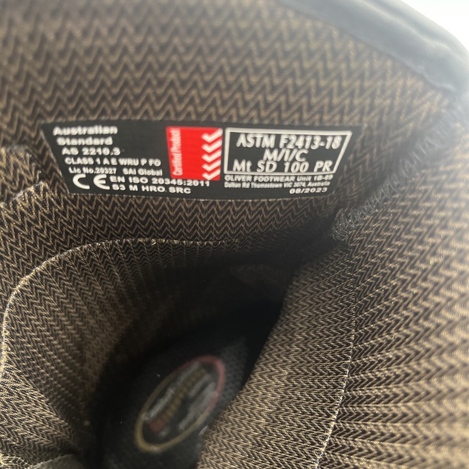 Oliver AT'S 65493 Pull On Riggers Work Boots Steel Cap Safety ...