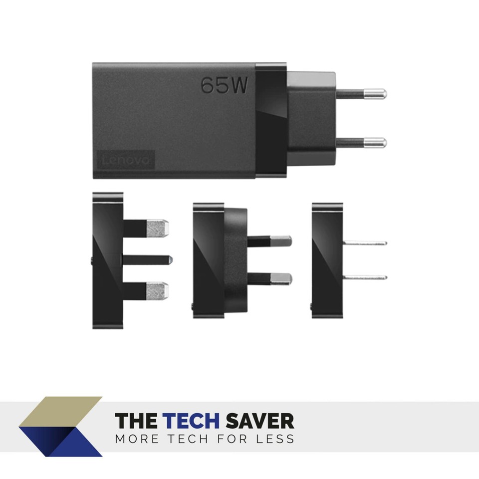 Lenovo 65W USB-C AC travel adapter/charger with Global connections & carry case 194552822231| eBay