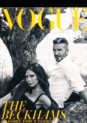 Vogue Magazine UK October 2018 The Beckhams Subscribers Cover Sarah ...