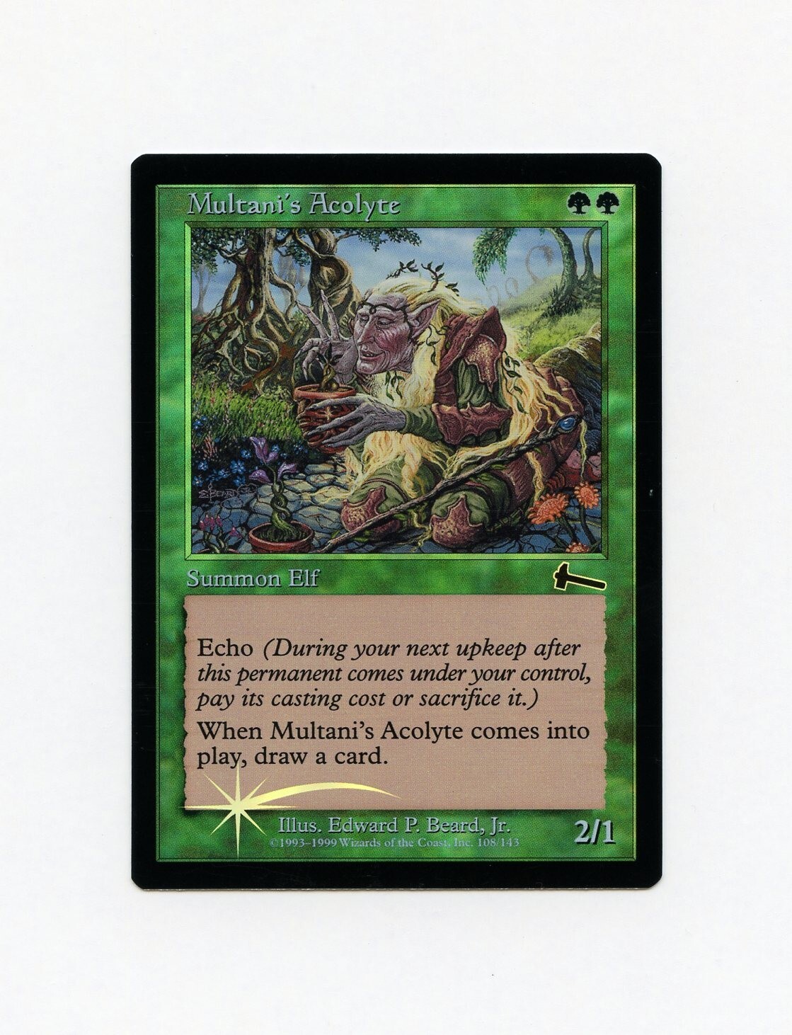 Multani's Acolyte Urza's Legacy FOIL Magic the Gathering #2 | eBay