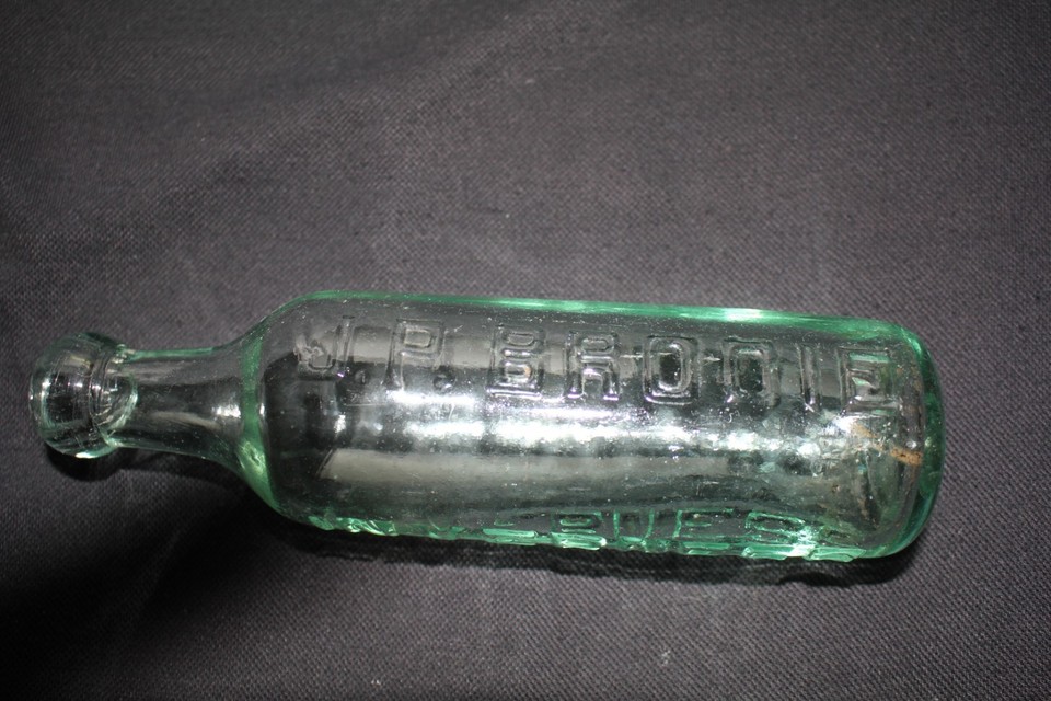 3 Vintage Glass Bottles, Lemon Co, Dingwall, Forrest Co Inverness ...