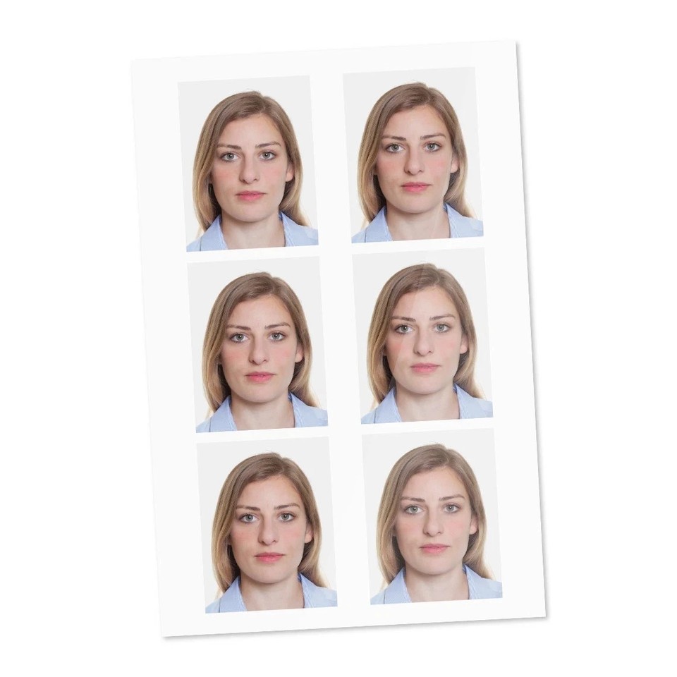 ID / Passport Photo Visa Driver's License Photo Prints Cut 35x45mm FREE ...