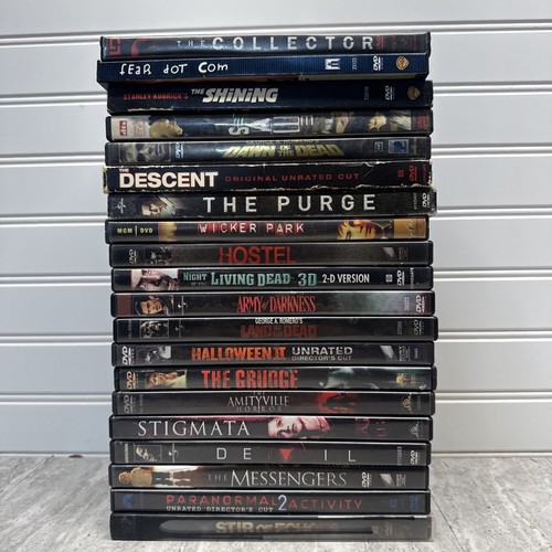 Horror Movie DVD Lot of 20 DVDS | eBay