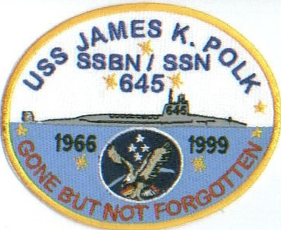 US NAVY SHIP PATCH, USS JAMES K. POLK, SSBN-645 Y | eBay