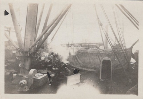 WW1 4th Div 39th Inf AEF 1919 SS Leviathan Deck Machinery RARE Original ...