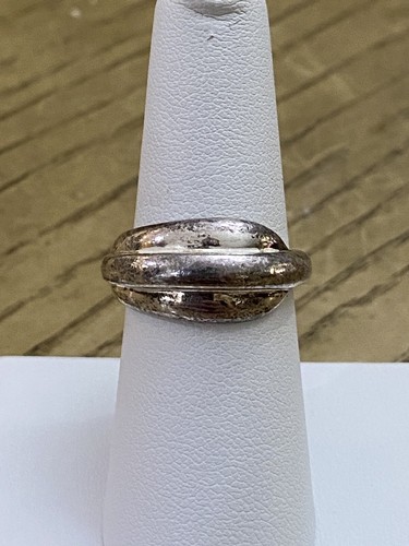 RLM STUDIO ROBERT LEE MORRIS Sterling Silver Signed Modernist Band Ring ...