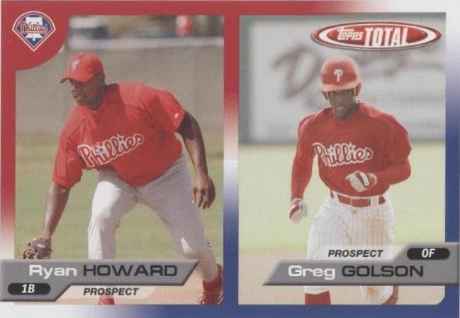 2005 Topps Total - Ryan Howard, Greg Golson #714 for sale online | eBay