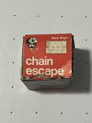 VINTAGE MAGIC TRICK - ROYAL MAGIC - CHAIN ESCAPE NEW | eBay