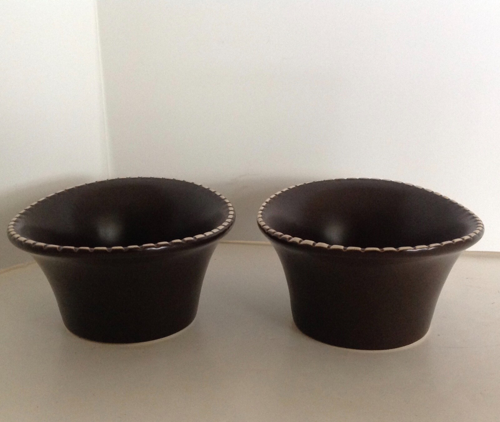 2 Southern Living MARIO BATALI Italian Stitch Ramekins Bowls Willow ...