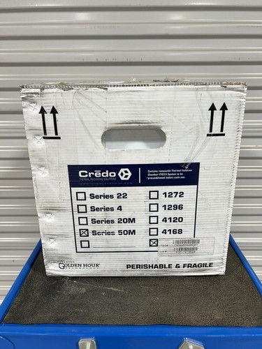 Credo Cube Reusable Cold Shipping Container 50M 4L -40C | eBay