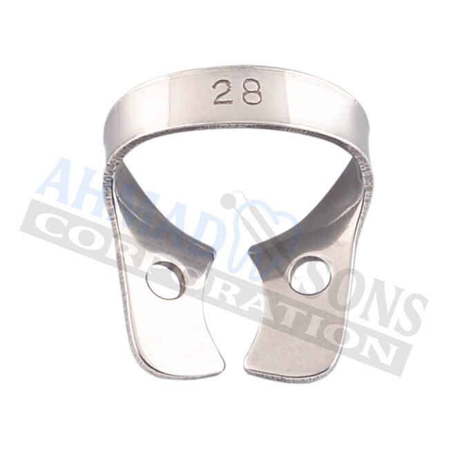 100 PCS Dental Rubber Dam Clamps Endodontics Ivory Retractors Premolar ...