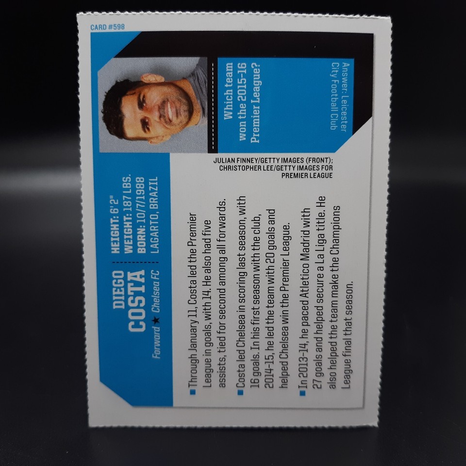 2016 Sports Illustrated Si for Kids soccer Diego Costa card #598 | eBay