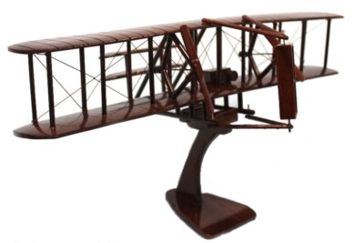 1903 Wright Flyer Natural Mahogany Wood Display Model | eBay