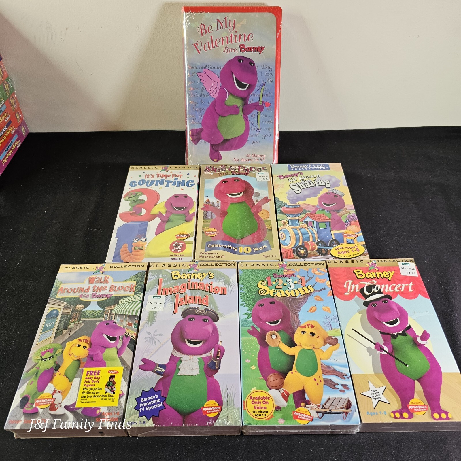 SEALED Vtg Barney & Friends VHS Tapes Lot Of | Grelly USA
