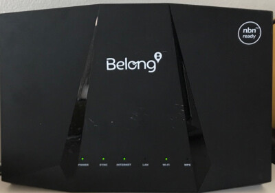 Belong 4353 NBN Modem internet wifi LAN wps router | eBay Australia