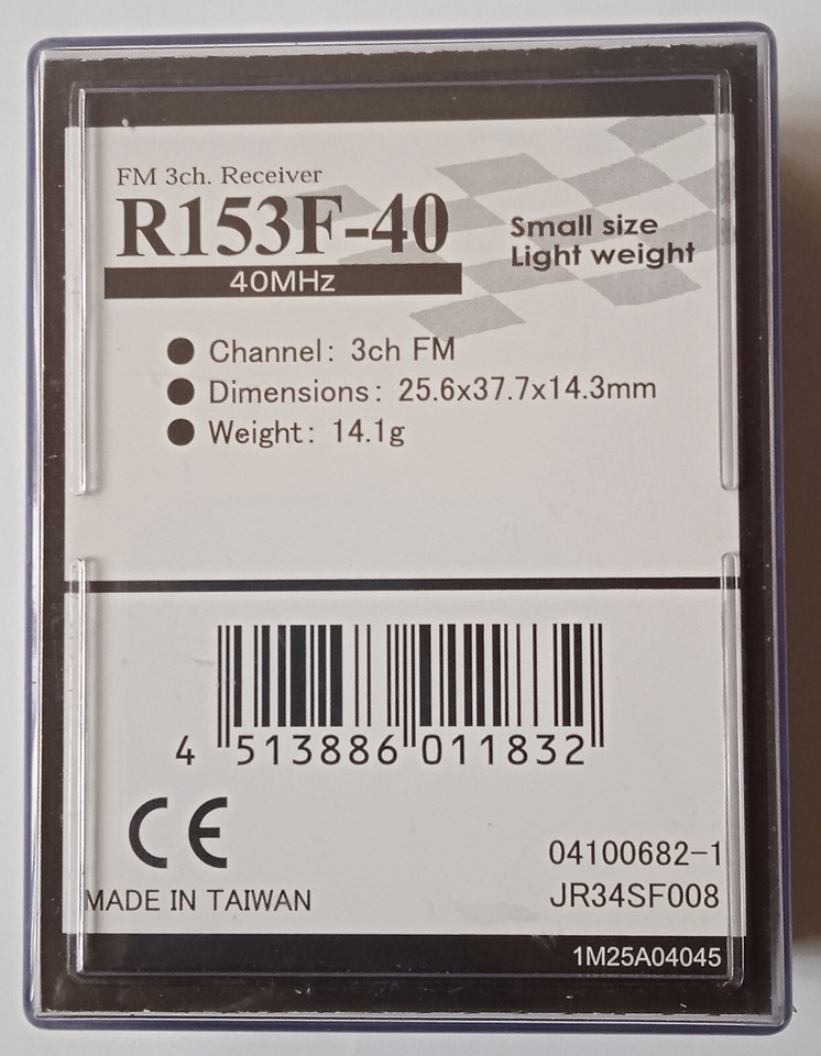 Futaba R153F-40 Fm 3ch. Cppm 40 MHZ Vintage RC Model Parts Nos | eBay
